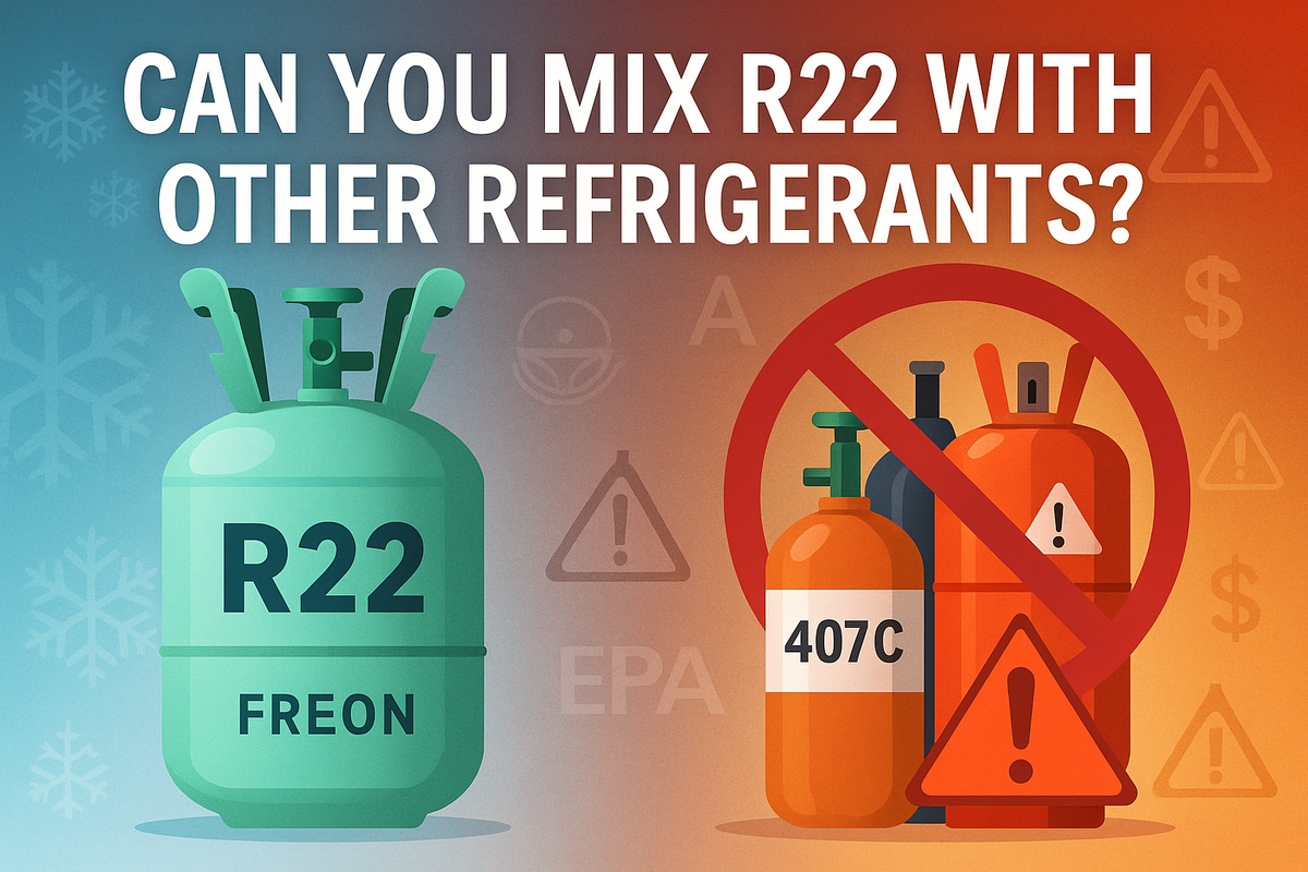 Can You Mix R22 with Other Refrigerants? Risks & Compatibility