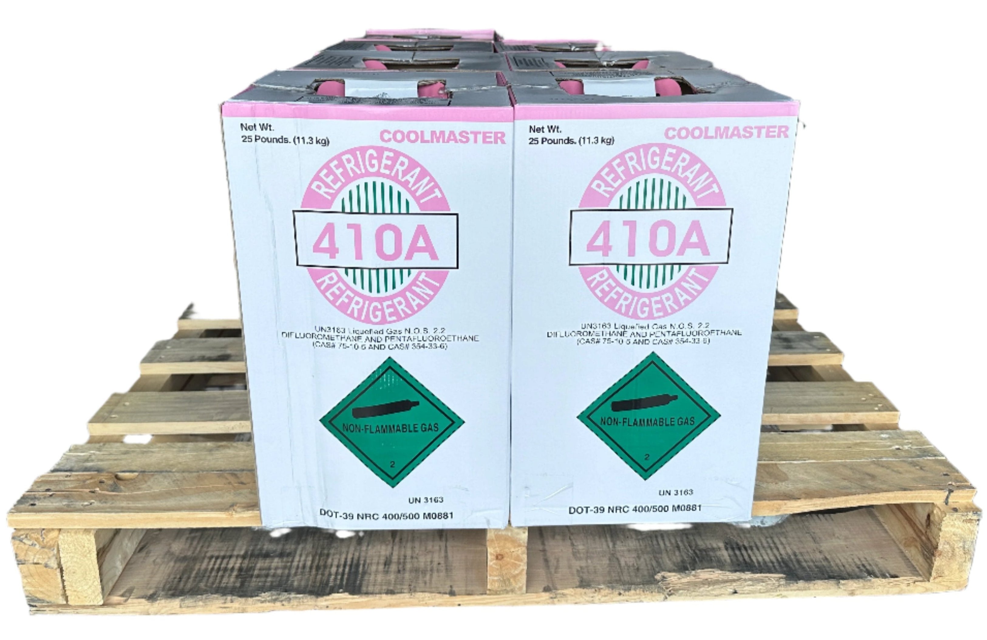 R410 Refrigerant 10 x 25lb - Refrigerants Center, inc