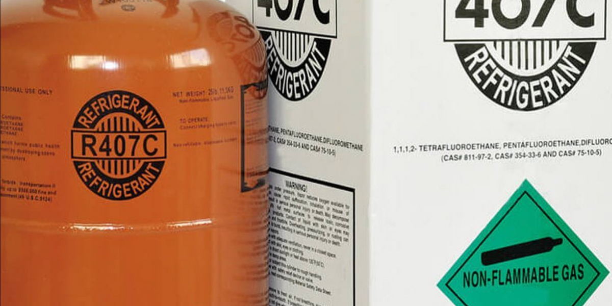 Buy Online 407C Refrigerant 25lb - Refrigerants Center, inc